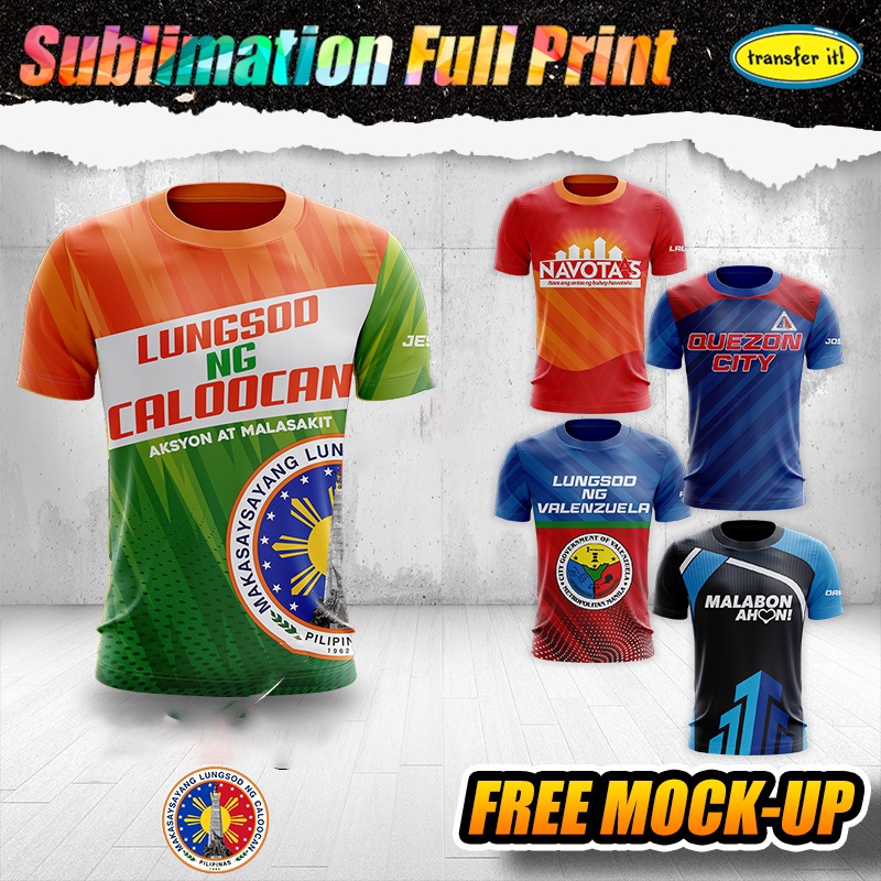 Transfer It Personalized FULL SUBLIMATION LGU's Uniform City Hall ...