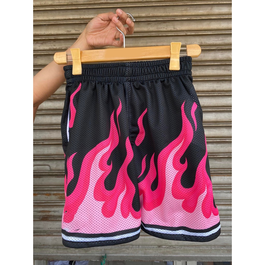 Ready Stock BLACK/PINK MESH SHORT | Shopee Philippines