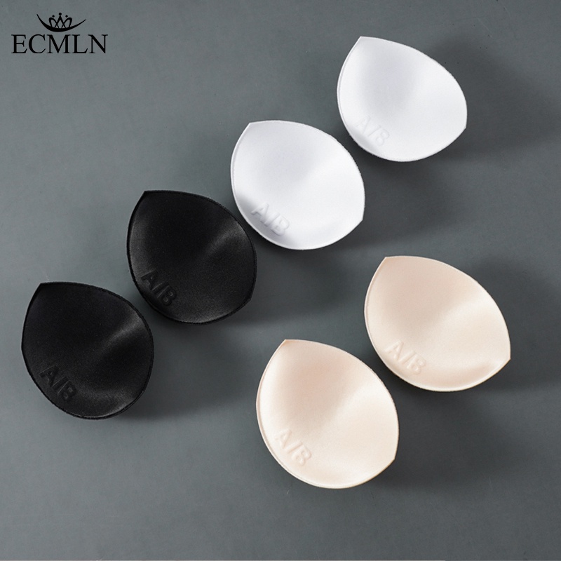ECMLN Sexy Thick Sponge Bra Pads Breast Lift Insert Push Up Bra ...