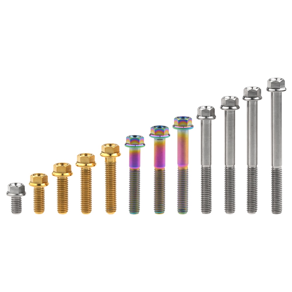 Wanyifa Titanium Gr5 M6x10-90mm 11D ItSalaya Fit Crankcase/Alternator ...