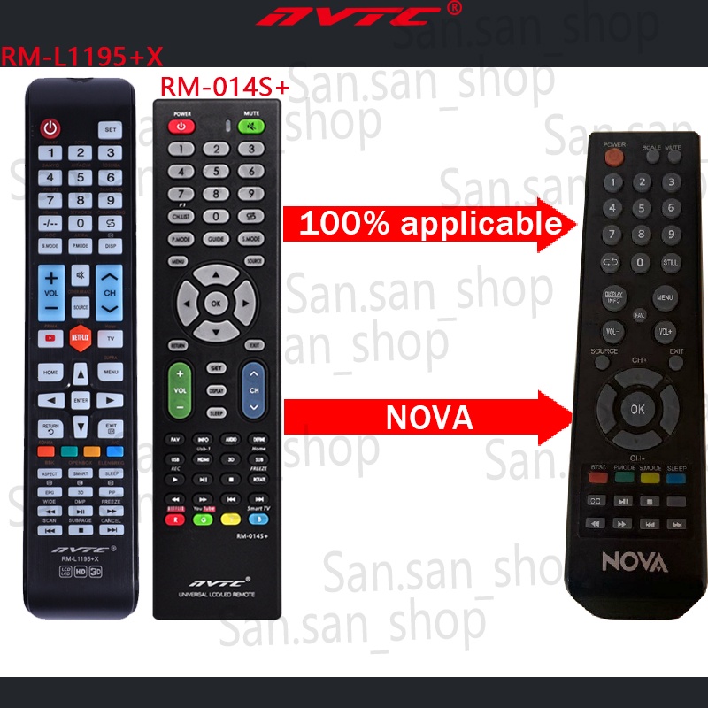 universal remote for nova led tv remote na gagana sa tv mo | Shopee ...