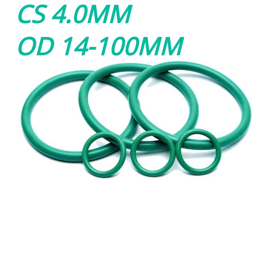 [Fast Shipping] FKM Fluorine Rubber Ring Green O-Ring OD14-100mm * CS4 ...