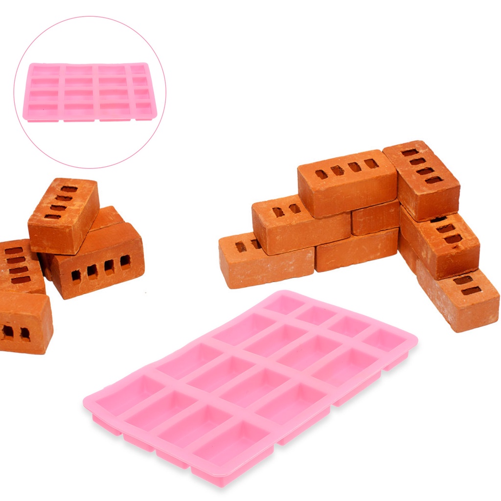 Mini Brick Mold Bricks Figurine Clay Making Tool Sand Table Material ...