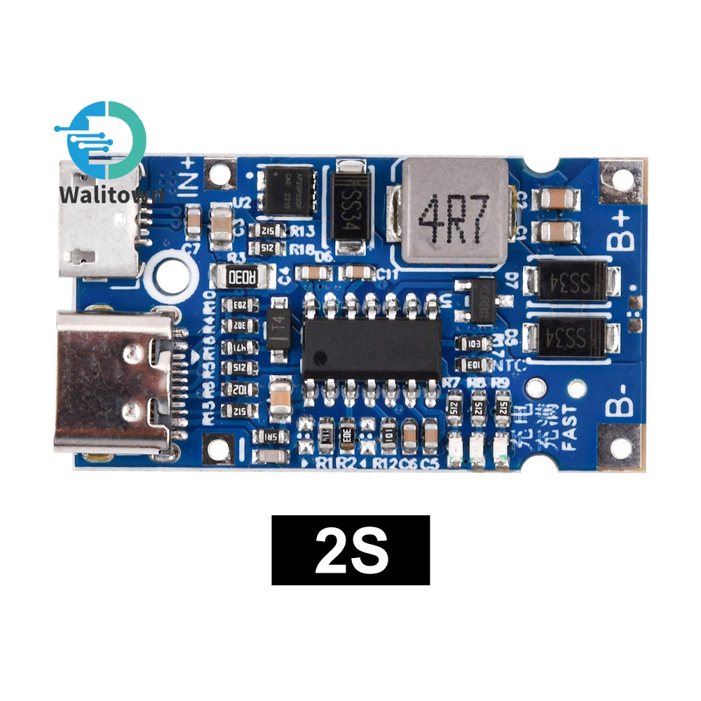 Multi-Cell 2S 3S 4S Type-C to 9V/12V 4.5V-15V Step-Up Buck Fast ...