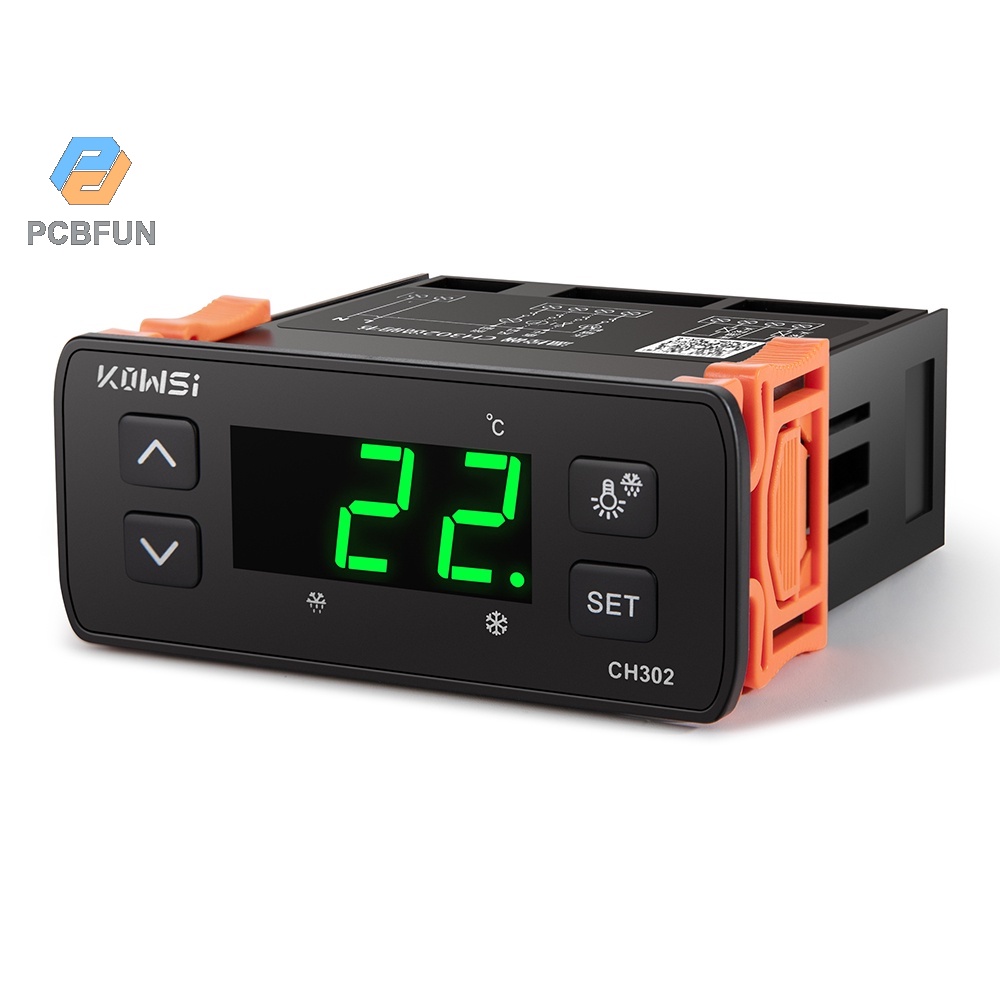 Pcbfun Digital Thermostat Temperature Controller Dual Sensor Cooling ...