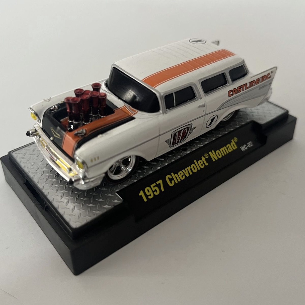 Car toy model collection ※ M2 1:64 1957 Chevrolet Nomad Chevrolet ...