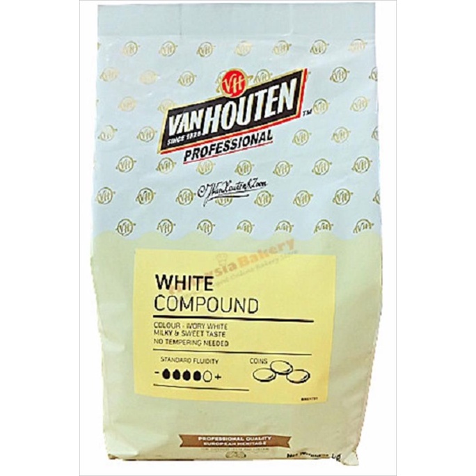 PUTIH Van HEN COIN WHITE COMPOUND / WHITE COIN CHOCOLATE COMPOUND ...