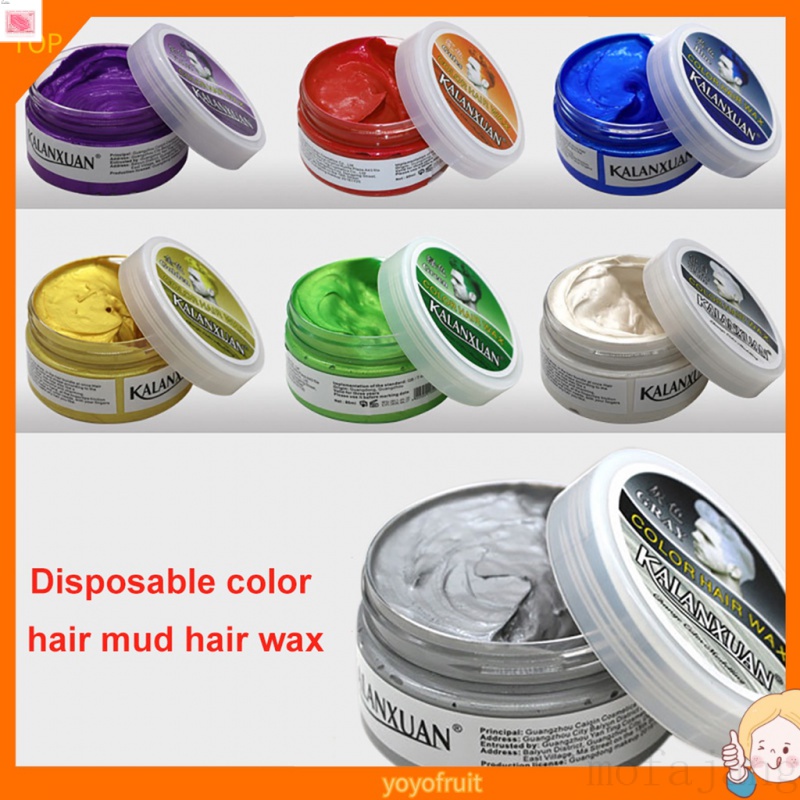 color wax Hair Wax Color colored hair wax washable hair color Temporary ...
