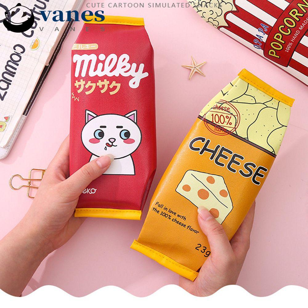VANES Simulation Snack Pencil Case Creative Kawaii Office Fun Storage ...