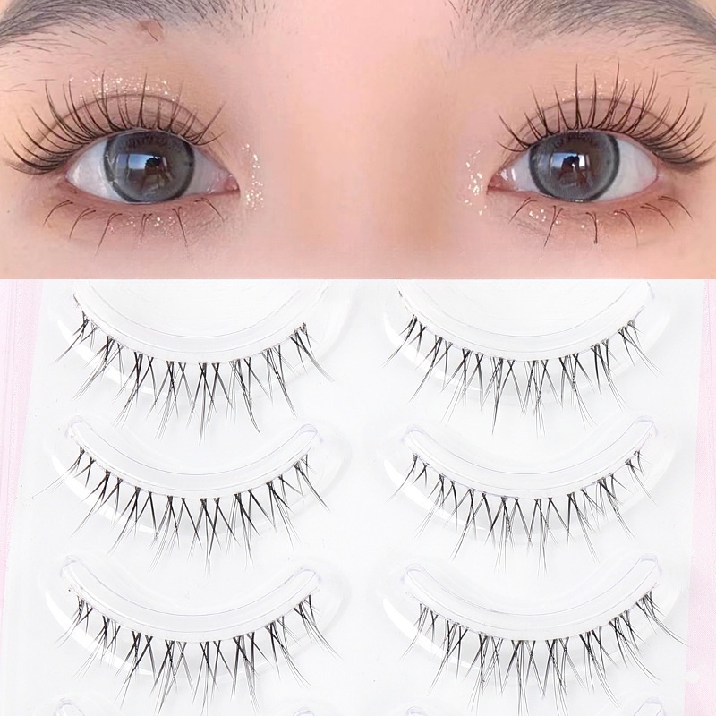 Small flames False eyelashes, suitable for daily makeup, natural, soft ...