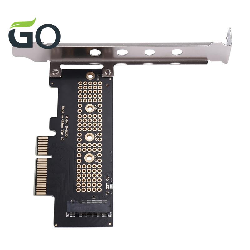 M.2 NVME SSD NGFF to PCIE 3.0 X4 Adapter PCIE M2 Riser Card Adapter ...