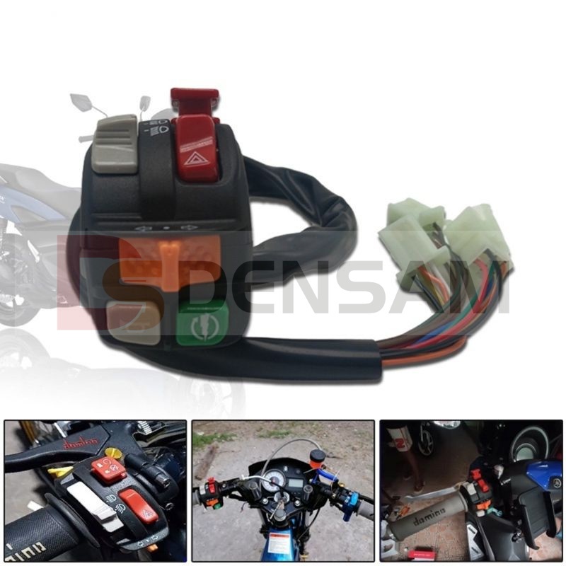 Motorcycle Universal Handle Switch All In One Switch | Shopee Philippines