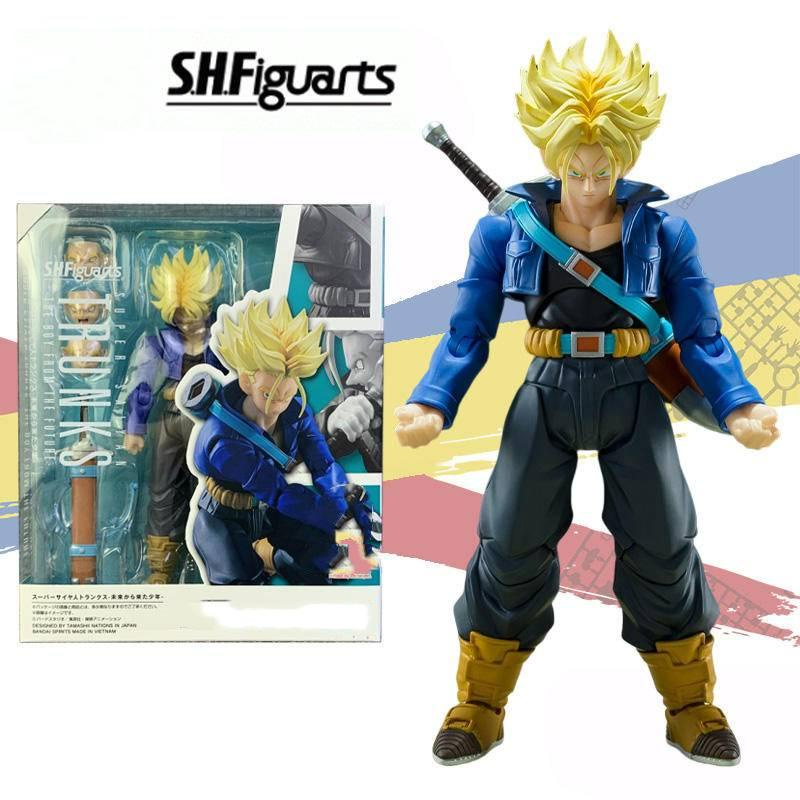 S.H.Figuarts SHF Dragon Ball Super Saiyan Trunks Vegeta IV Anime Action ...