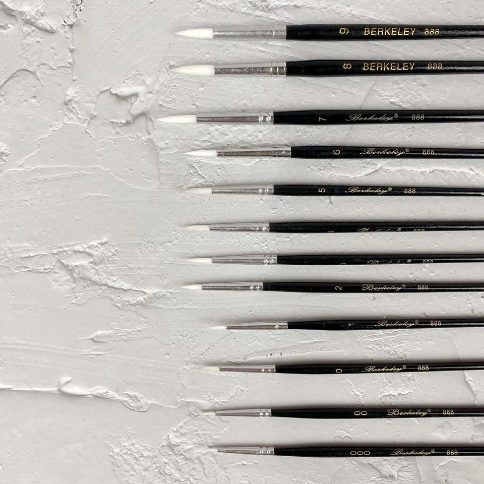 Berkeley Round Brush 888 (BRUSH FOR PAINTING) | Shopee Philippines