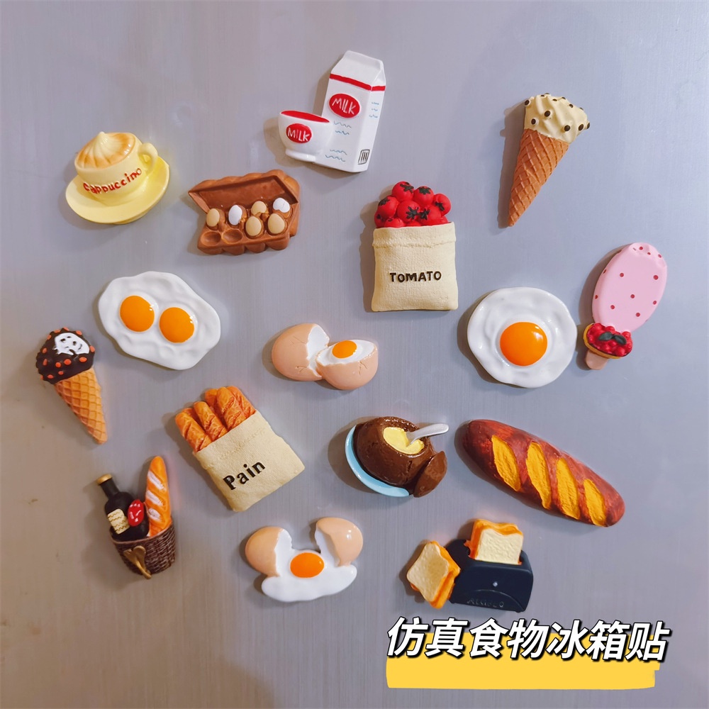 Refrigerator Sticker Magnetic Sticker Iron Magnet Three-dimensional ...