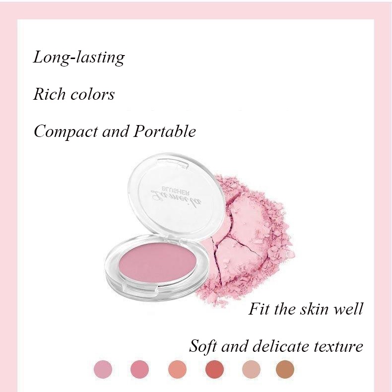 Lameila 6 Colors Monochrome Blush Brightens Face Makeup Natural ...