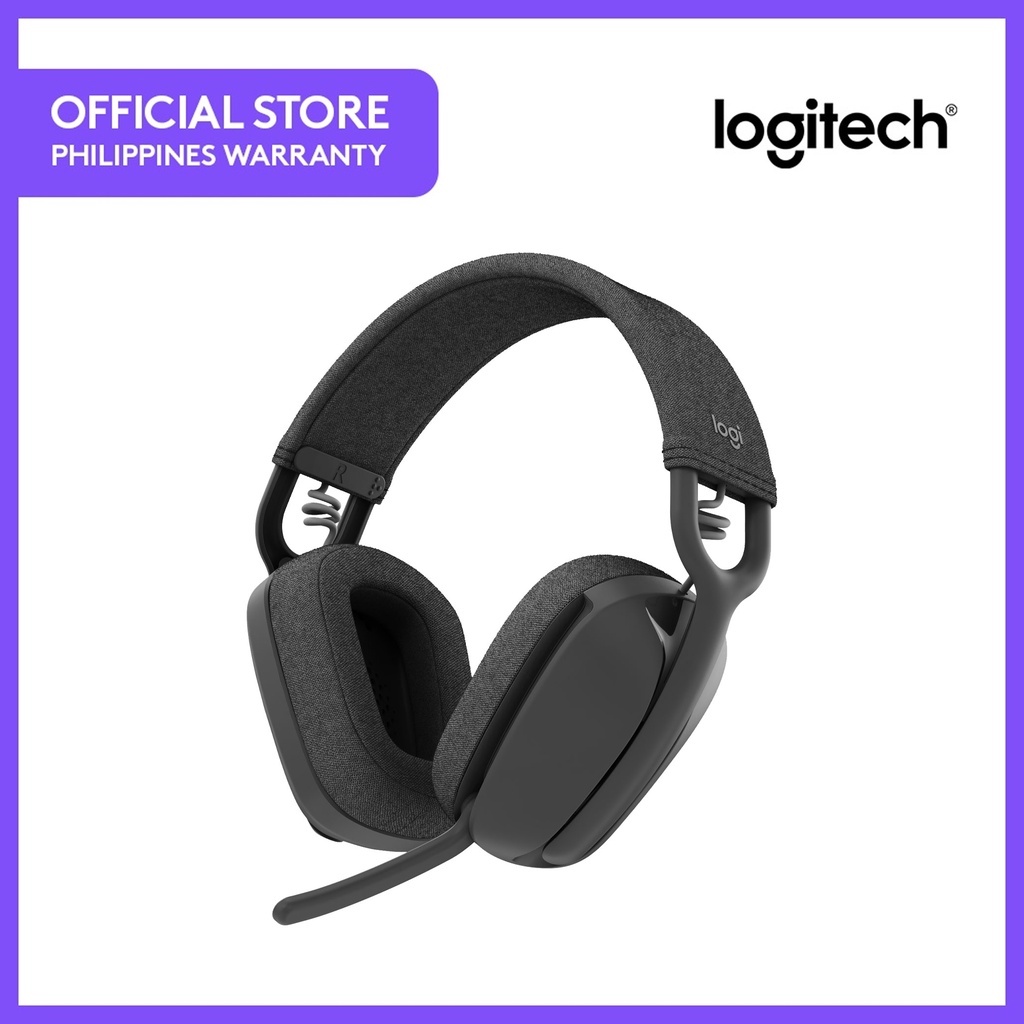 Logitech Headset Zone Vibe 100 Wireless Lightweight Noise Canceling Mic ...