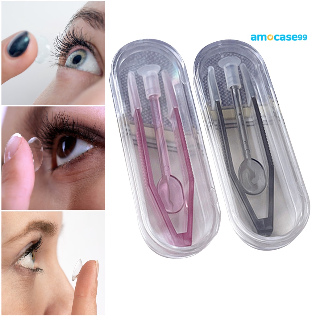 ACA_6Pcs/Set Colorful Contact Lens Remover Inserter Tool Case Set ...