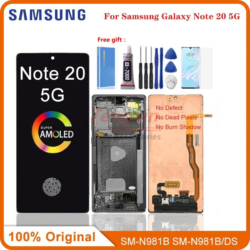 6.7"; Original N981B LCD For Samsung Galaxy Note20 5G LCD Display ...