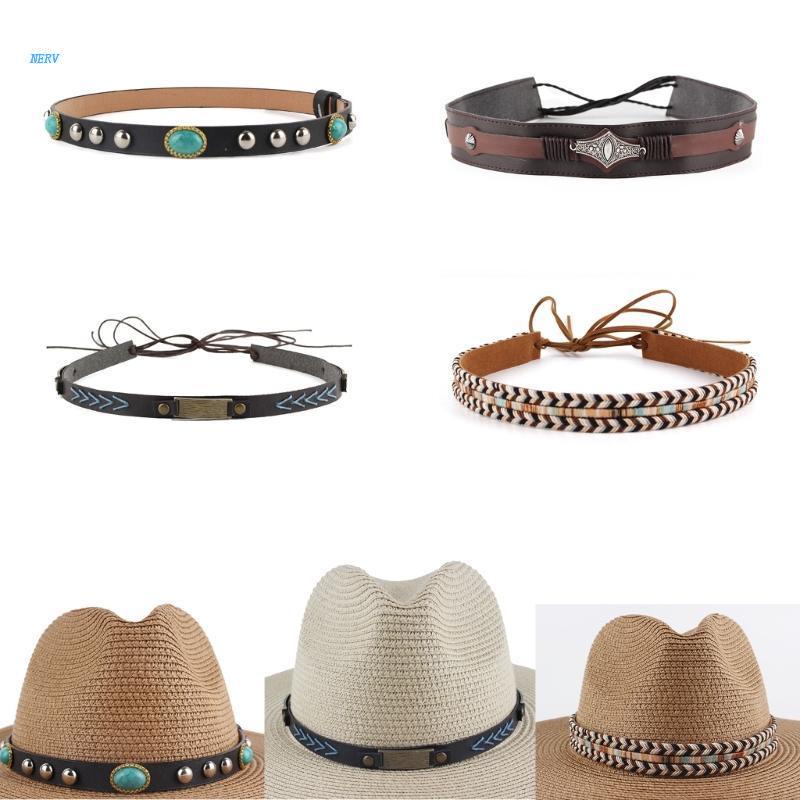 NERV Western Hat Belt DIY Western Beaded Hat band Cowboy Hat Band ...