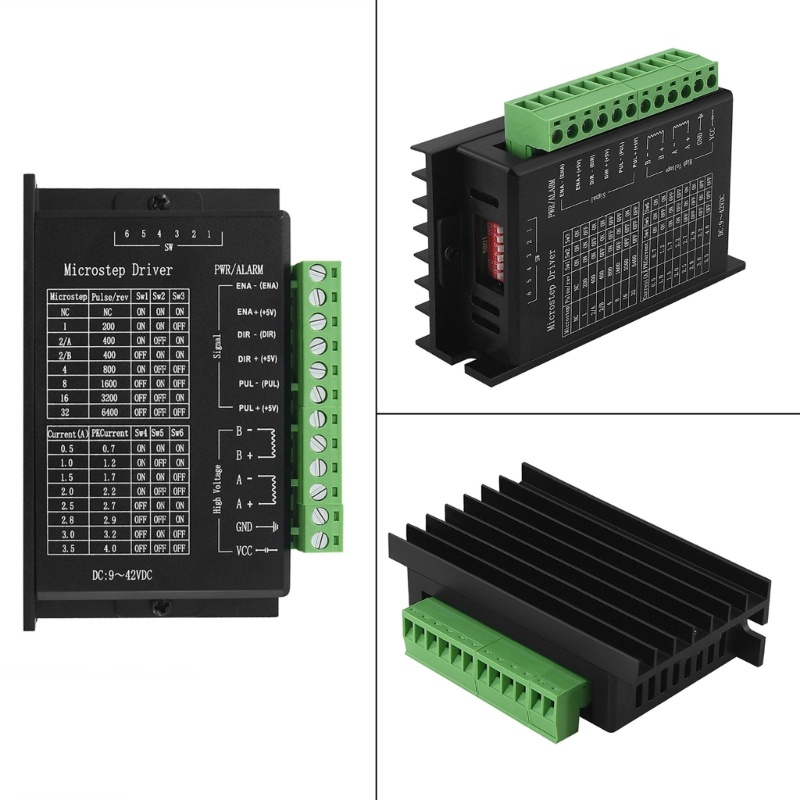 Cons TB6600 Upgraded Digital Motor Driver 4A 2-Phase Stepper Motor ...
