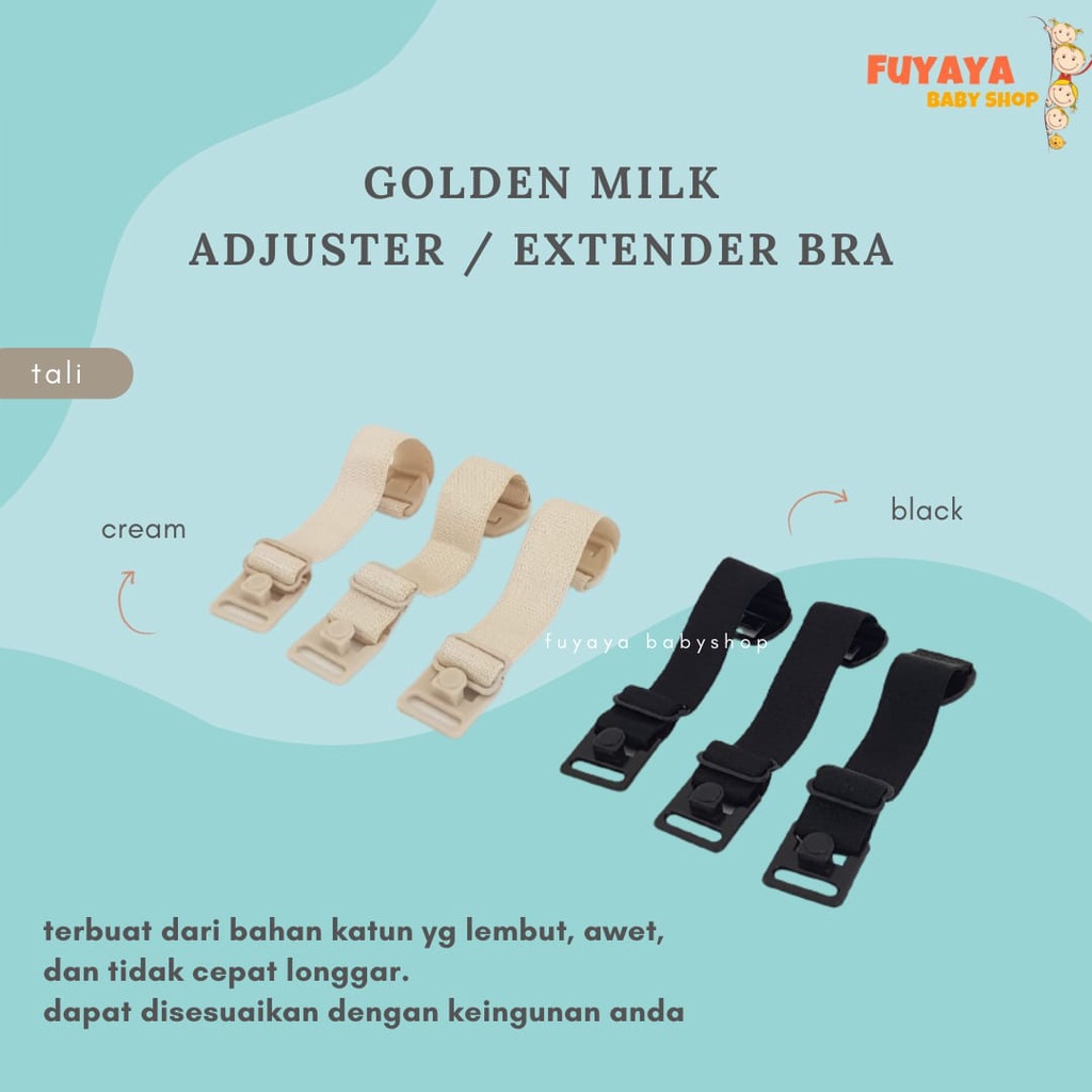 Golden Milk Bra Adjuster Strap/Bra Extender/BH Stap/BH Hook/BH Clip ...