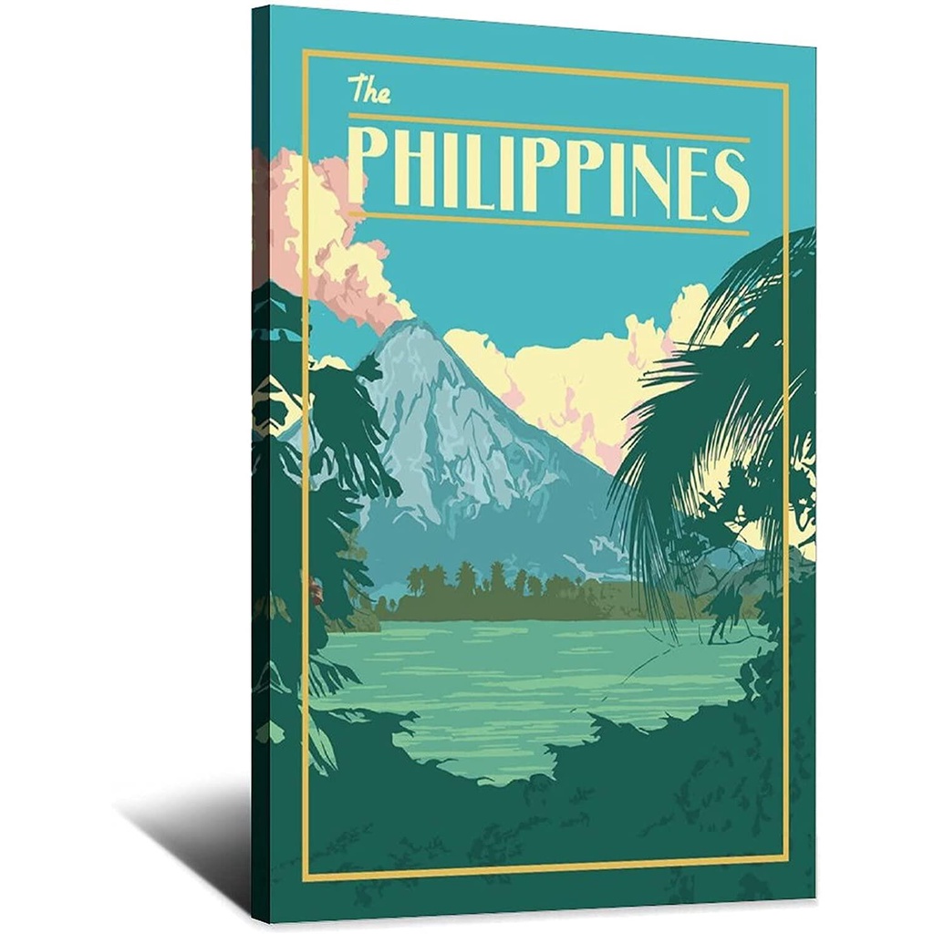 Vintage Travel The Philippines Posters Modern Office Family Bedroom Bar ...