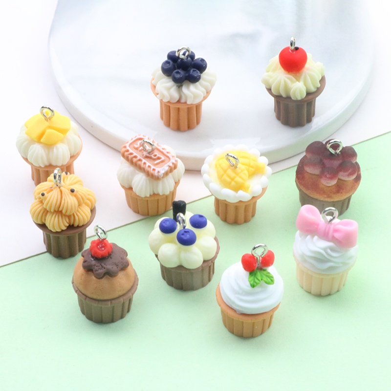Adorable Resin 3D Realistic Food Charms: Fruits and Cakes - Fun and ...