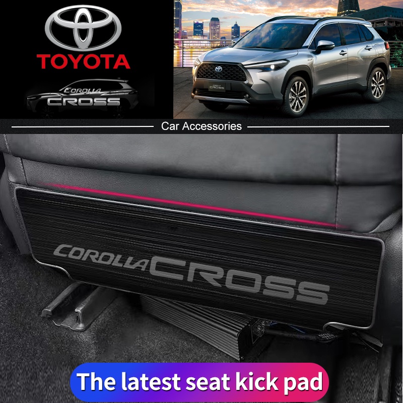 20-23 Corolla Cross CC All-Car GR Stainless Steel Seat Rear Kick Plate ...
