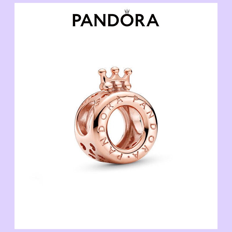 Pandora logo crown letter O charm couple temperament birthday gift DIY ...