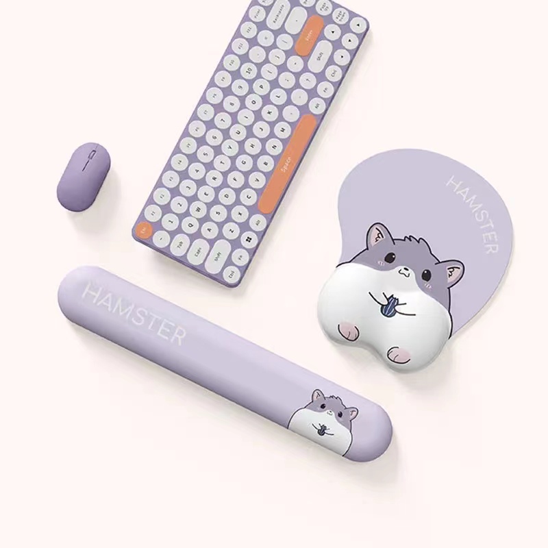 Mouse Pad Hamster Wrister Protective Mouse Pad Silicone Cute ...