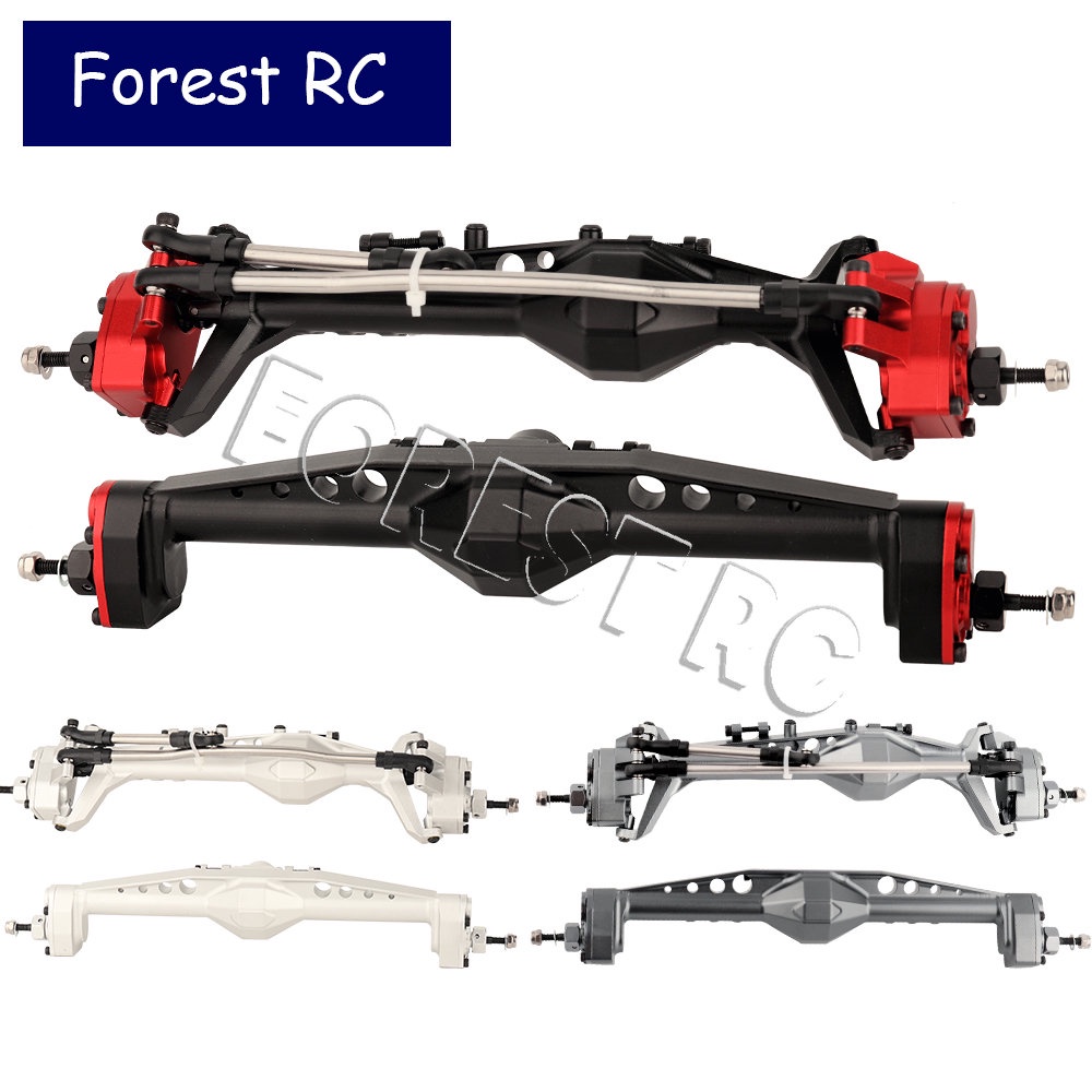 New Full CNC Aluminum F9 Portal Front Rear Axle with Offset Front Differential for 1/10 RC ...