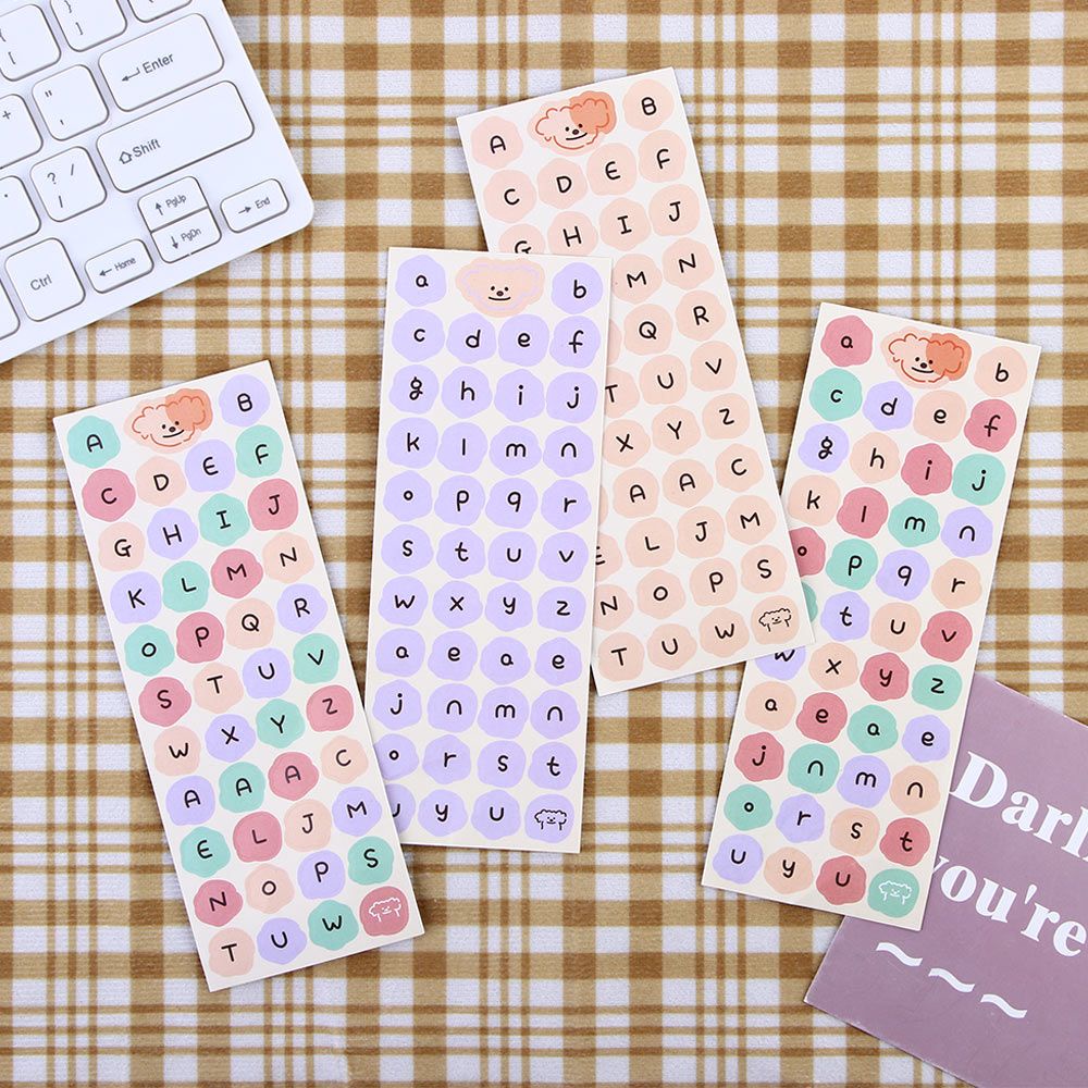 Smiley/Letter/Laser Polaroid Sticker Scrapbook Label Sticker School ...