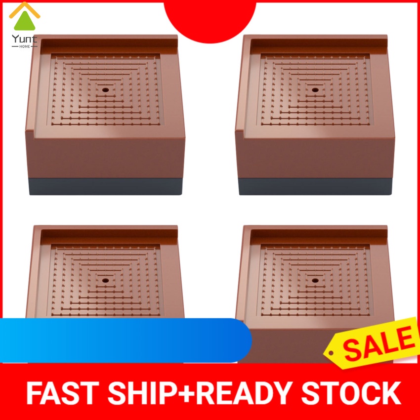 Furniture Bed Risers 3 Inch Heavy Duty Adjustable Couch Desk Lifts Leg ...