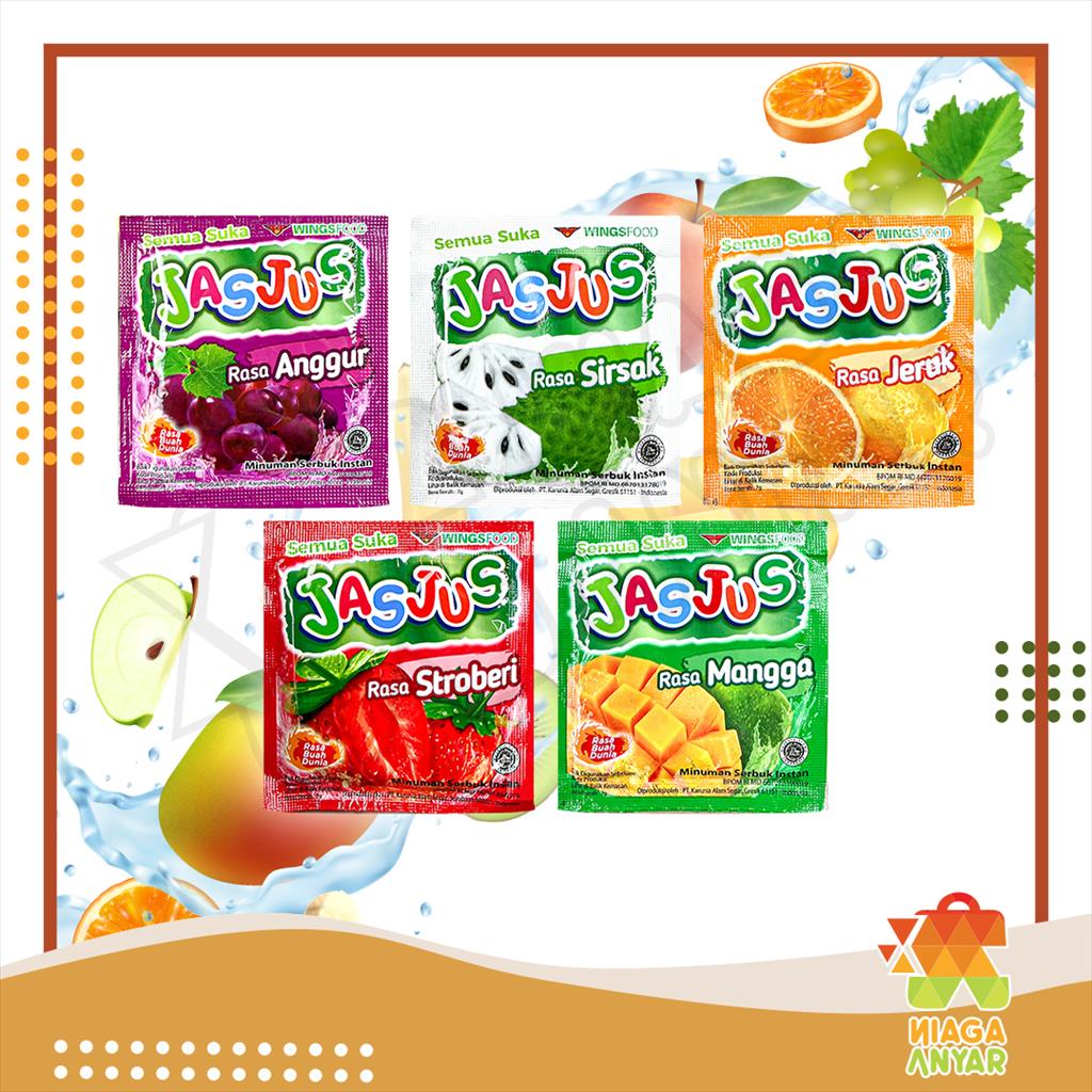 Nas JASJUS Instant Powder Drink Various Flavors Sachet Unit / Jas Juice Instant Powder Fresh ...