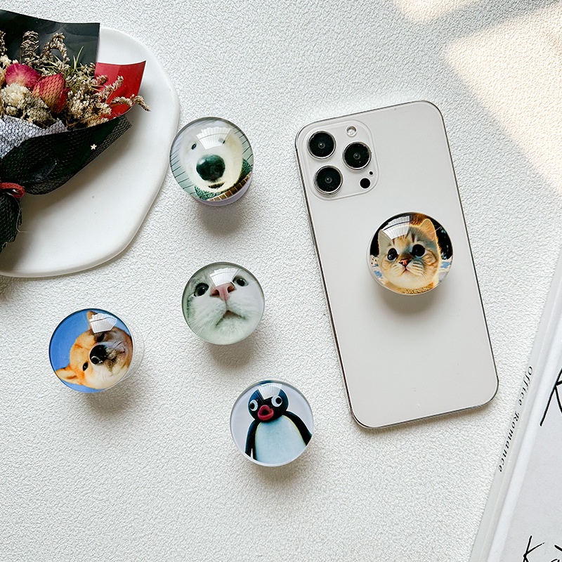 Crystal Ball Cartoon Color Phone Grips Griptok Bracket Plain Phone ...