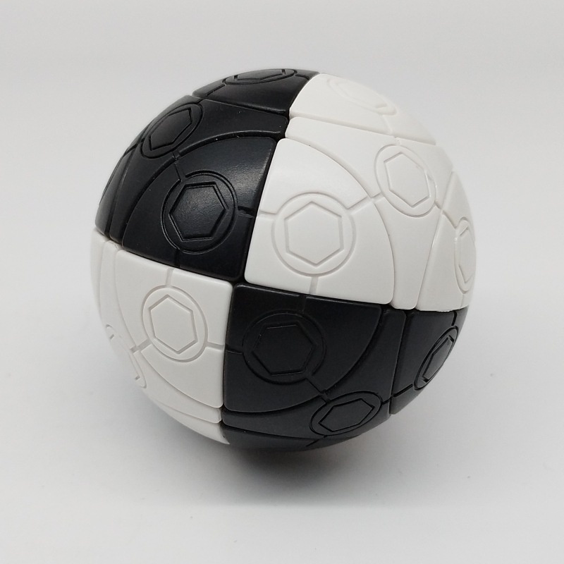 Ladder Color 2x2 Football Cube Black White 75mm Spain Magic Ball 2x2 ...