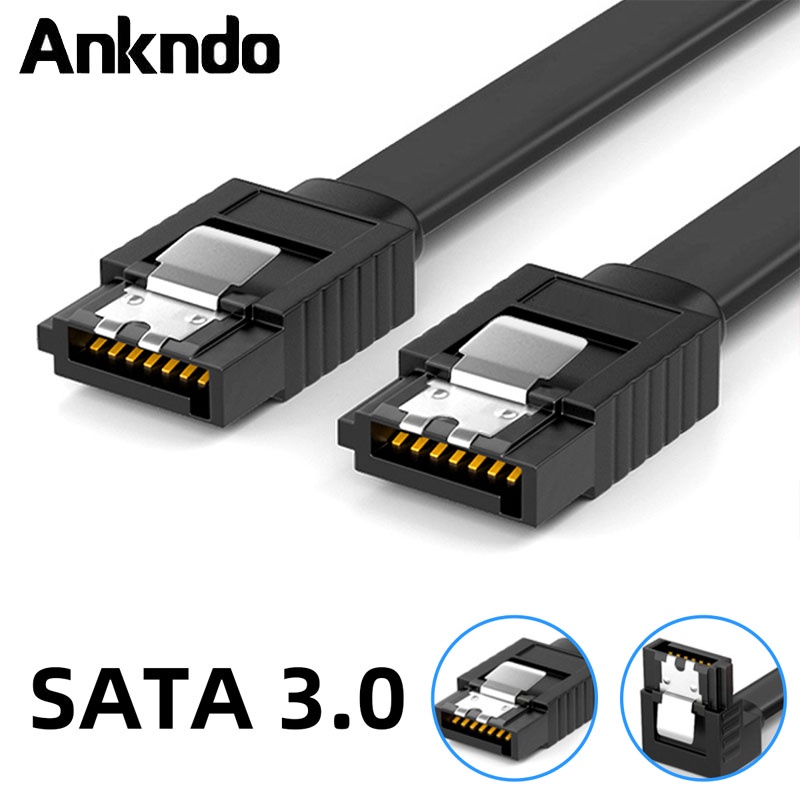 Ankndo SATA 3.0 Data Cable Connection Converter For Hard Disk Drive SSD ...