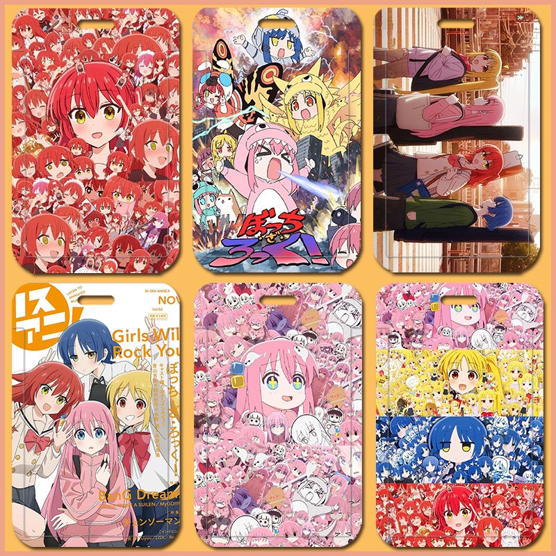 Anime Cartoon Bocchi the Rock DIY Name Tags Student School ID Card ...