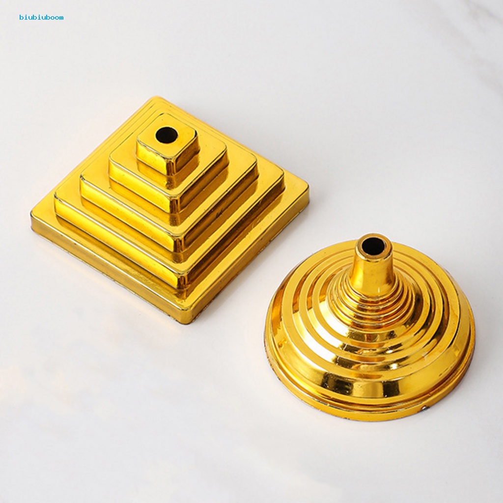 BIU_ 30 Pcs Golden Color Flag Stands Classroom Supplies Plastic Nation ...