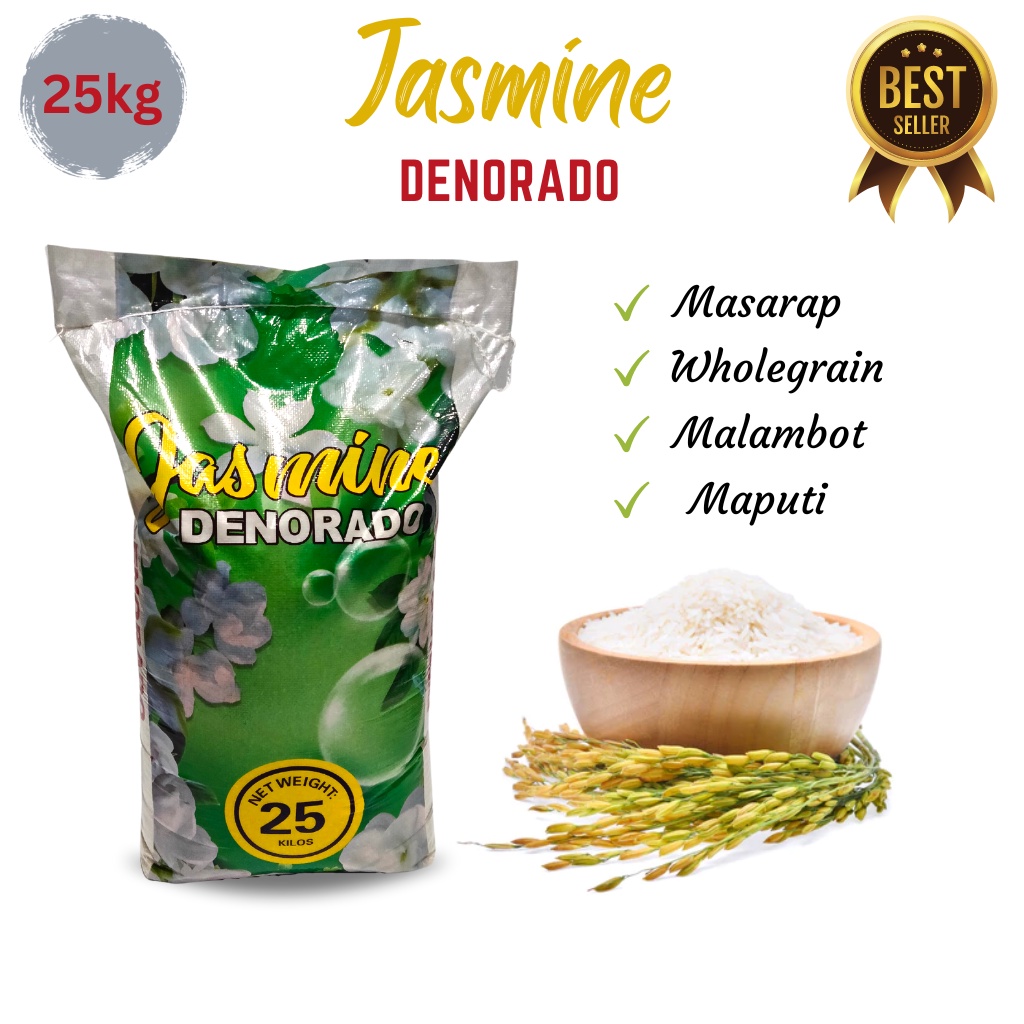 AP Jasmine Denorado Rice 25kg Bagong Ani from Nueva Ecija | Shopee ...