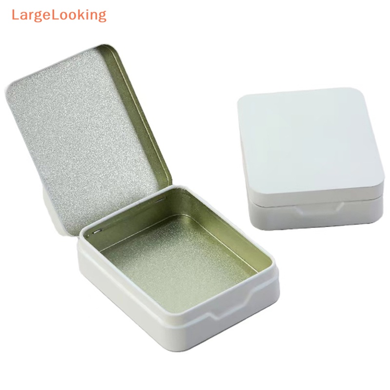 [LargeLooking] New Tin Storage Boxes Small Metal Storage Box Jewelry ...