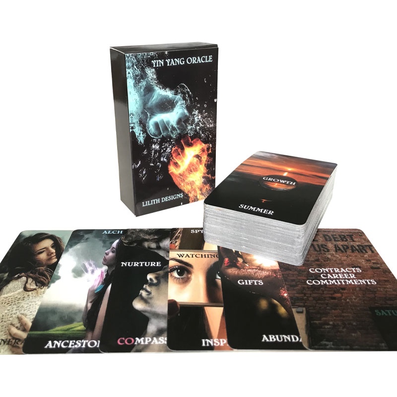 Yin - Yang Tarot Oracle Card Fate Divination Prophecy Card Family Party ...