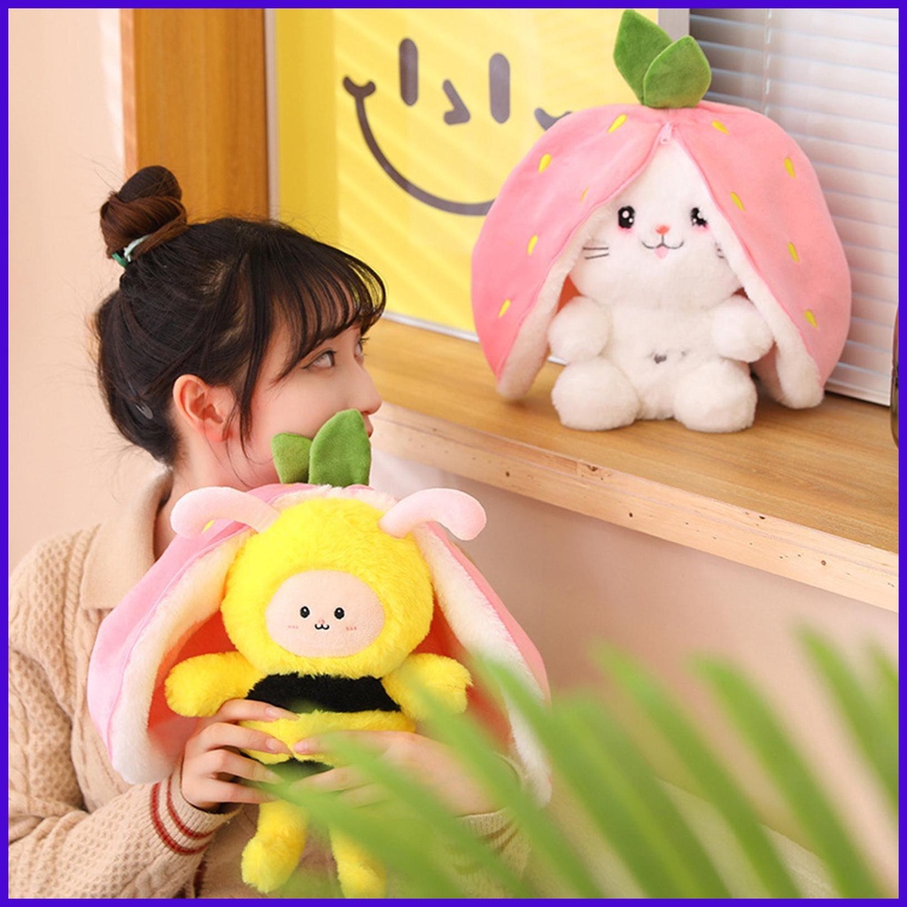 Hide And Seek Bunnies Easter Cute Reversible Floppy Ear Bunny Plushie ...