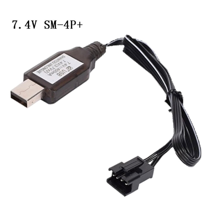 7.4V SM4P Reverse Charger 4-pin Lithium Battery USB Reverse Charging ...