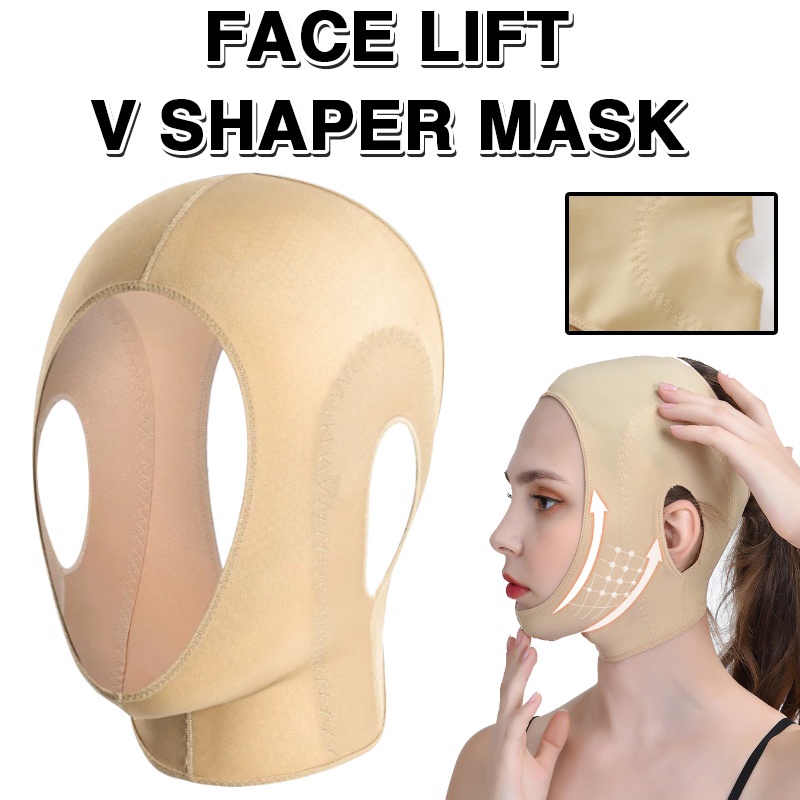 V Shape Face Lift Up Tools Face Slimming Bandage Sleep Mask V Line ...