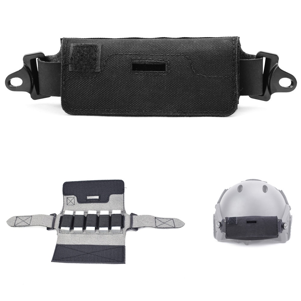 Tactical FAST Helmet Battery Pouch Balancing Counterweight Pack Bag ...