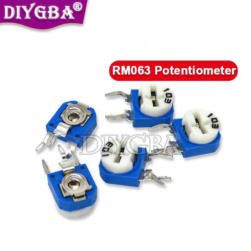 20PCS 100% New RM063 Trimmer Potentiometer Adjustable Resistor 1K 5K ...