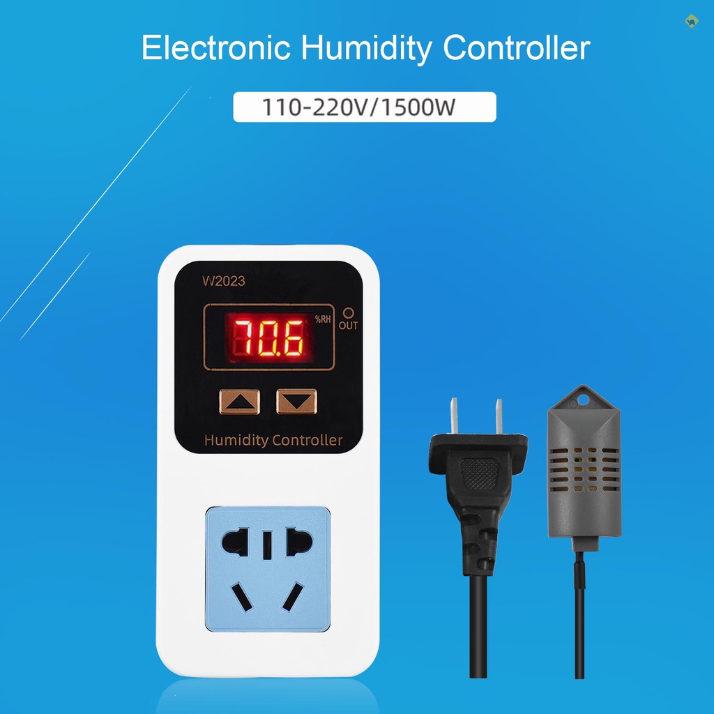 110-220V 10A 1500W Electronic Humidity Controller Intelligent Digital ...