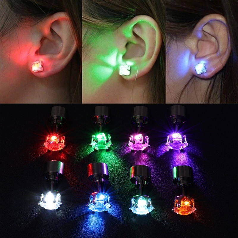 1 PC Delicate Jewelry Men Stud Earrings Ladies Dance Party Decoration ...